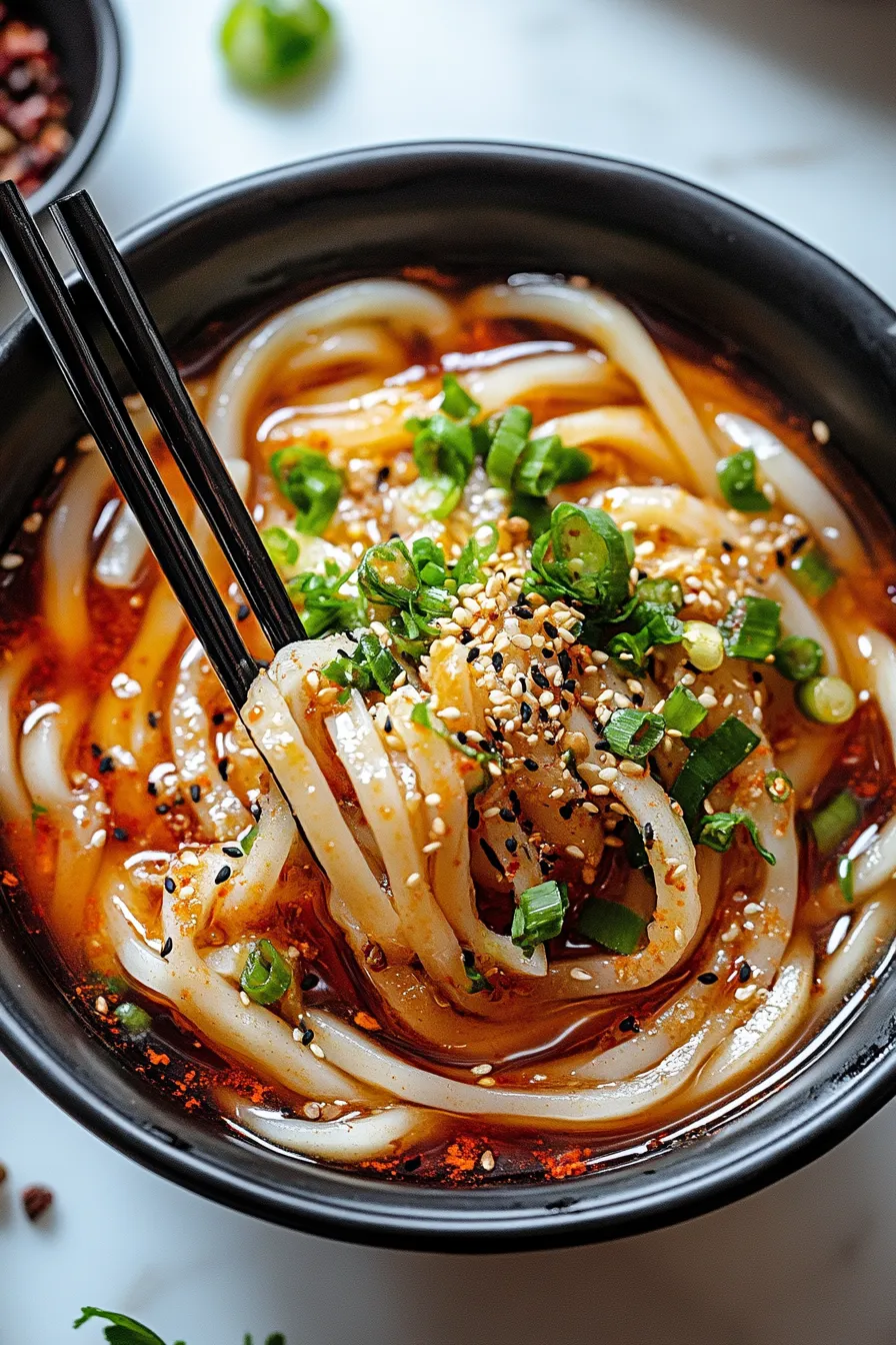 Chili Oil Udon Noodles – OatsRecipes