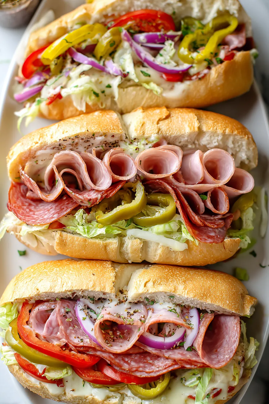 Baked Italian Sub Sandwiches – OatsRecipes