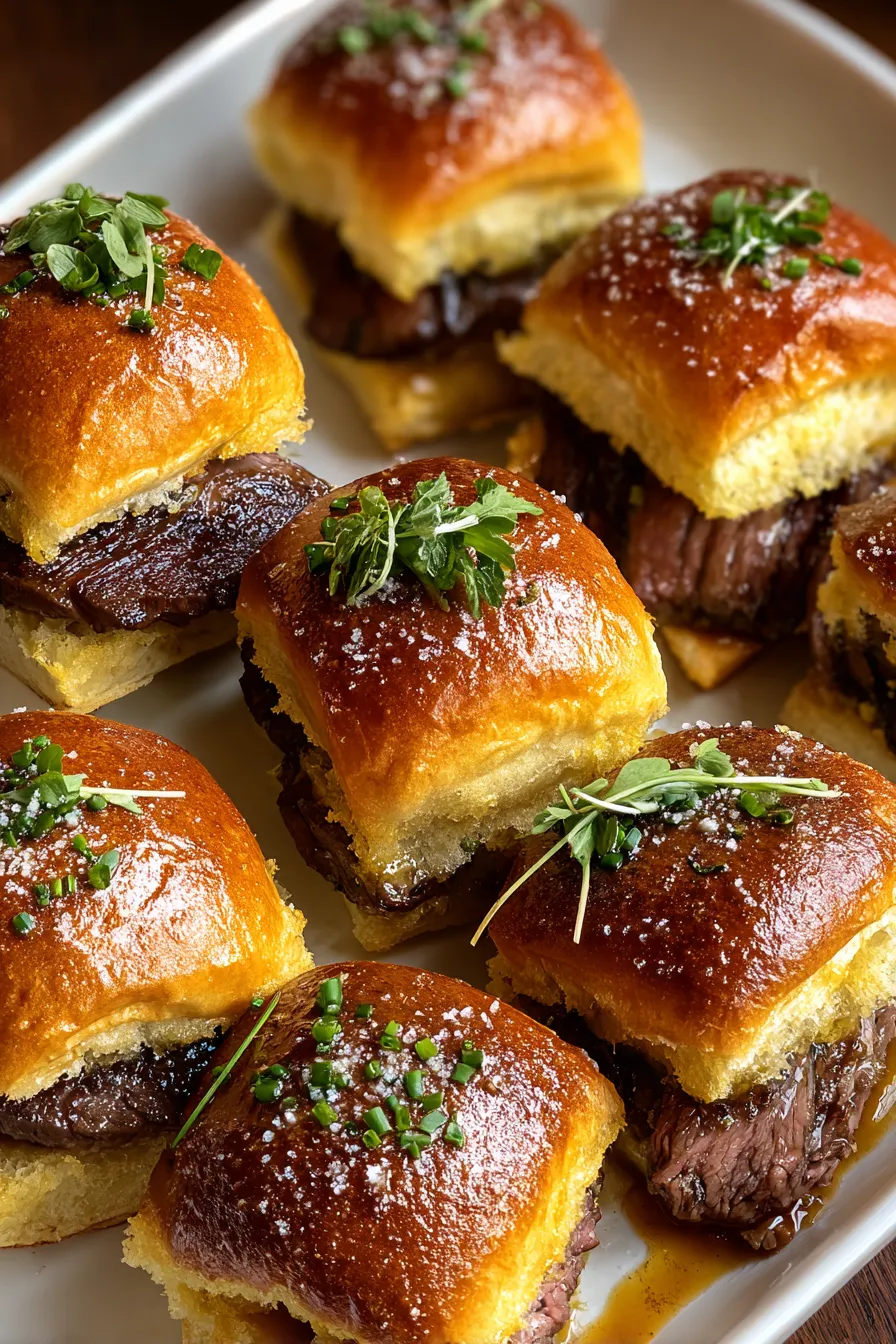 Cowboy Butter Steak Sliders – OatsRecipes