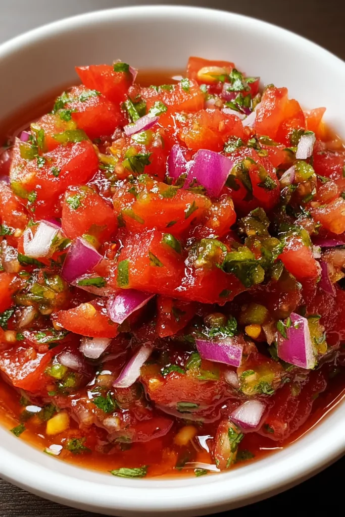 Zesty Fresh Chunky Homemade Salsa – OatsRecipes