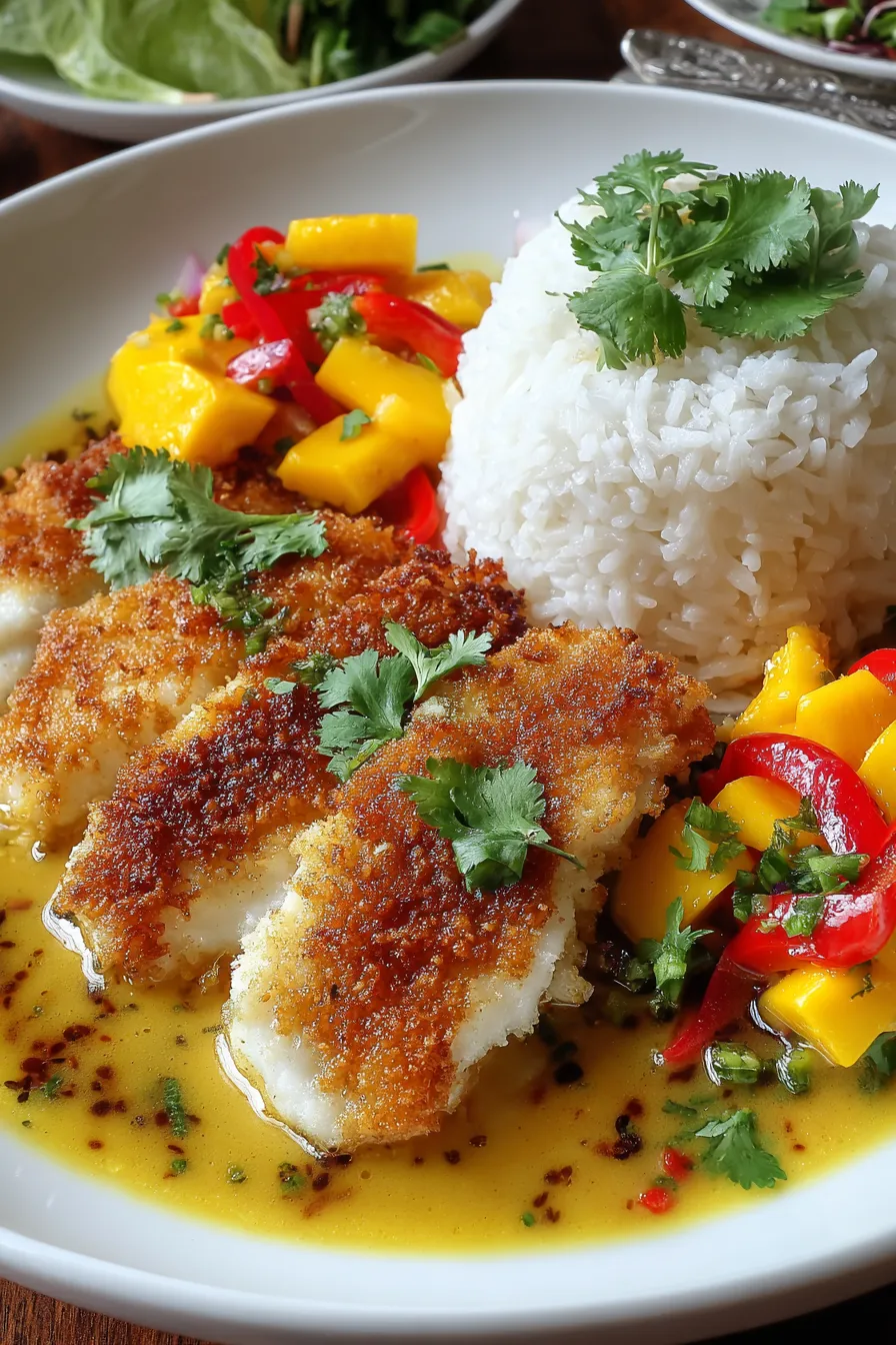Coconut Mango Fish – OatsRecipes