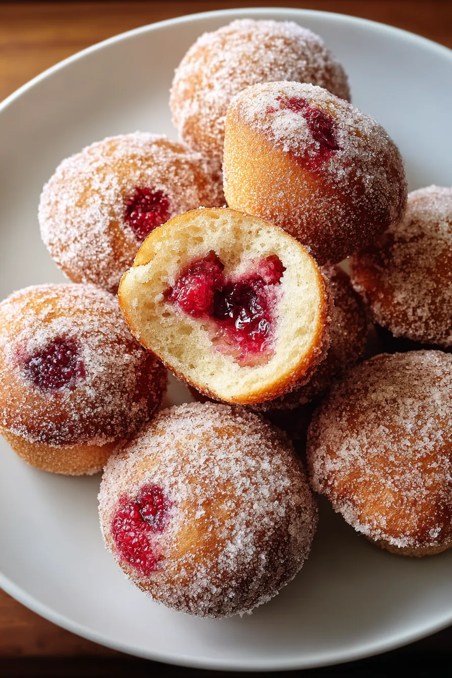 Raspberry Filled Donut Muffins – OatsRecipes