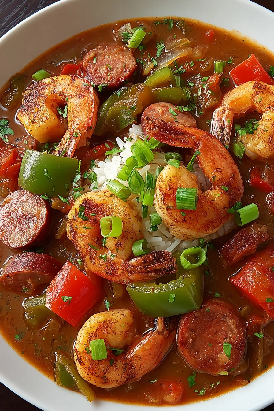 Savory Shrimp and Sausage Gumbo – OatsRecipes