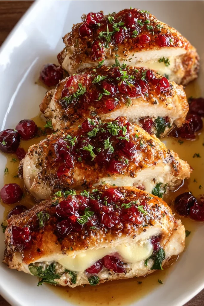 Cranberry Brie Stuffed Chicken – OatsRecipes