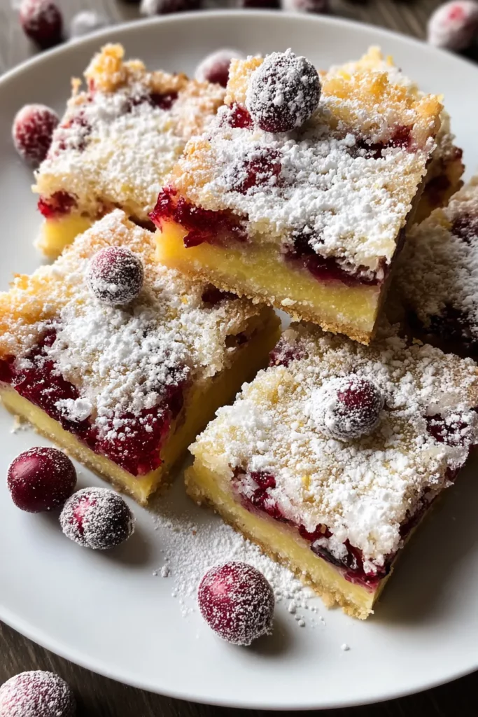 Cranberry Lemon Bars – OatsRecipes