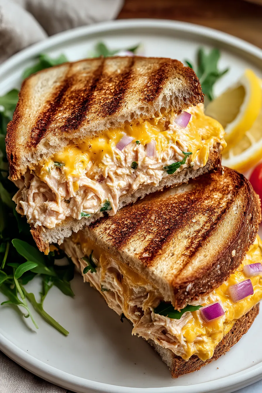 Grilled Cheesy Tuna Melt Sandwich – OatsRecipes