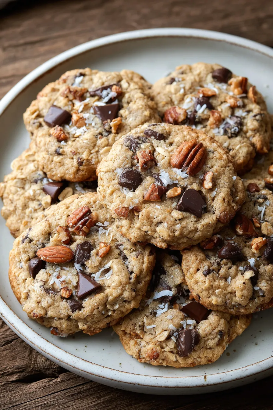 Chewy Chocolate Chip Cowboy Cookies with Nuts and Oats – OatsRecipes