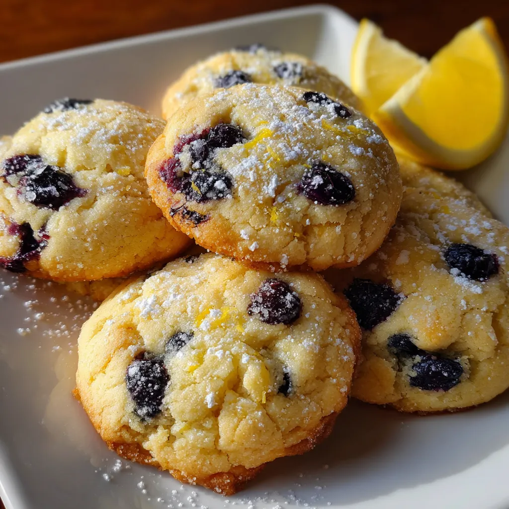 Soft & Chewy Lemon Blueberry Cookies – OatsRecipes
