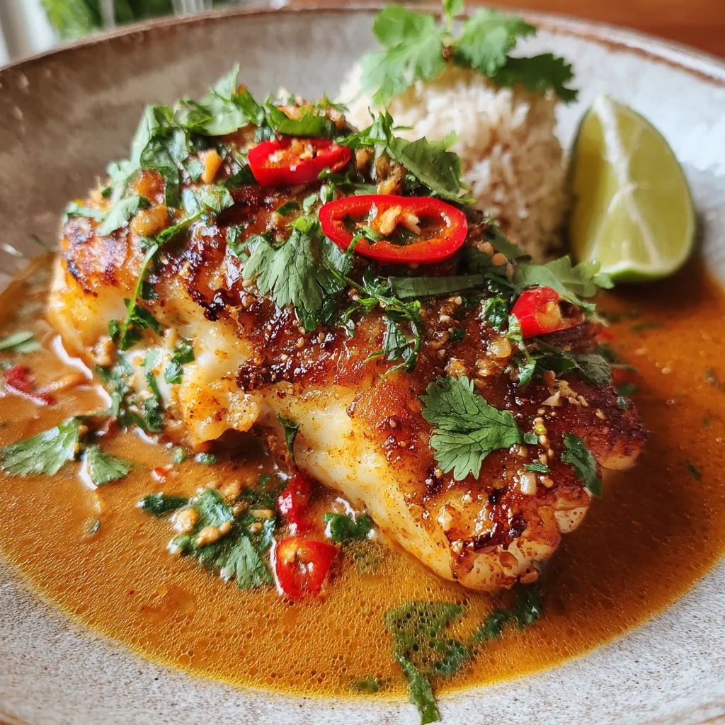 Tropical Grouper with Spicy Coconut-Ginger Sauce – OatsRecipes