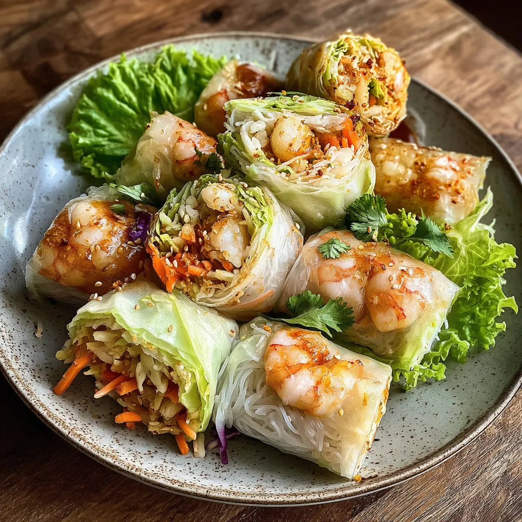 Crispy Healthy Air Fryer Rice Paper Noodle Rolls – OatsRecipes