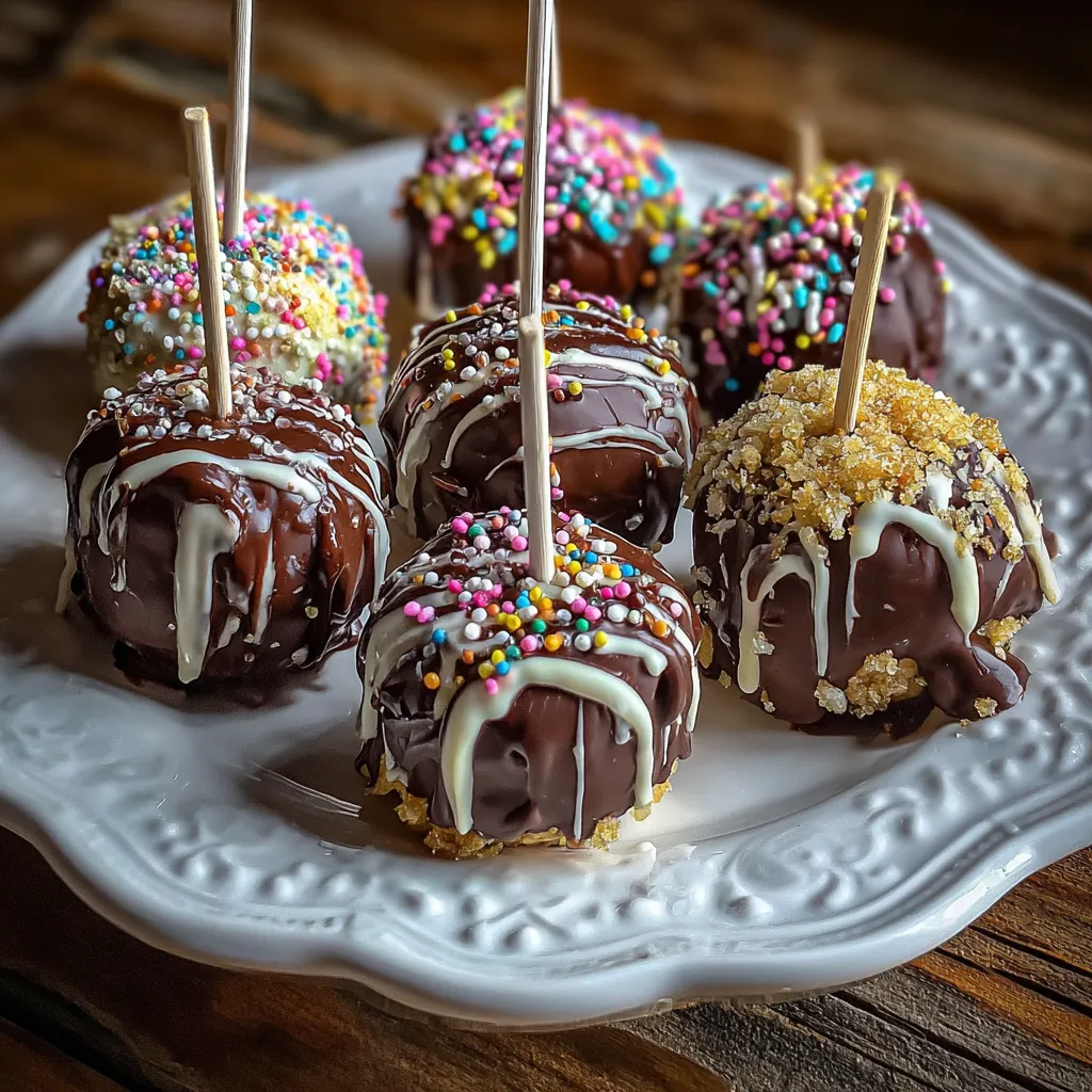Decadent Chocolate-Dipped Cake Pops – OatsRecipes